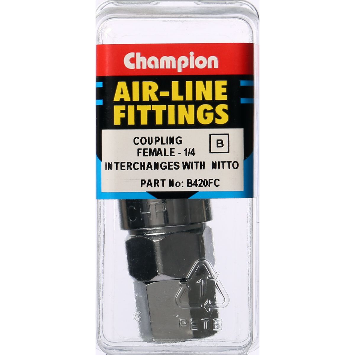 Champion Fasteners Female Coupling 1/4In B420FC