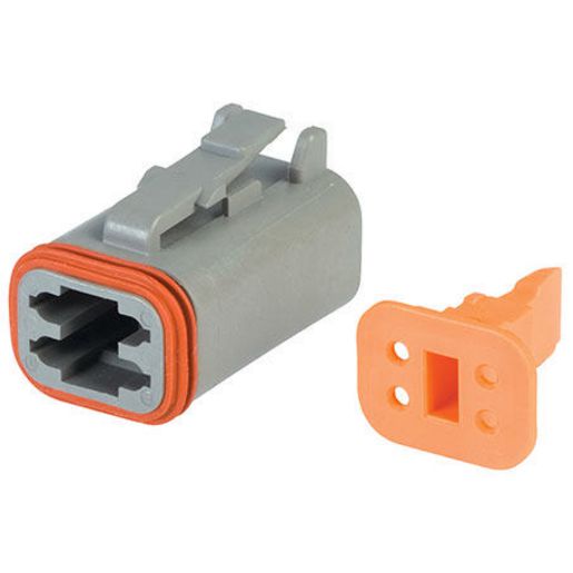 HELLA 4 Way Male Dt Connector & Wedge 9.HM4944